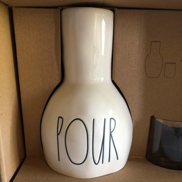 Rae Dunn | Dining | Rae Dunn Pour Sip Bedside Water Carafe Set | Poshmark